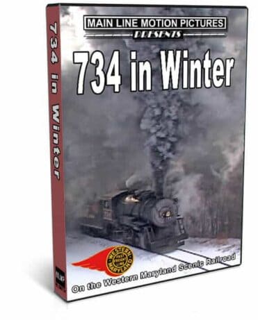 Western Maryland 734 in Winter – RailfanDepot